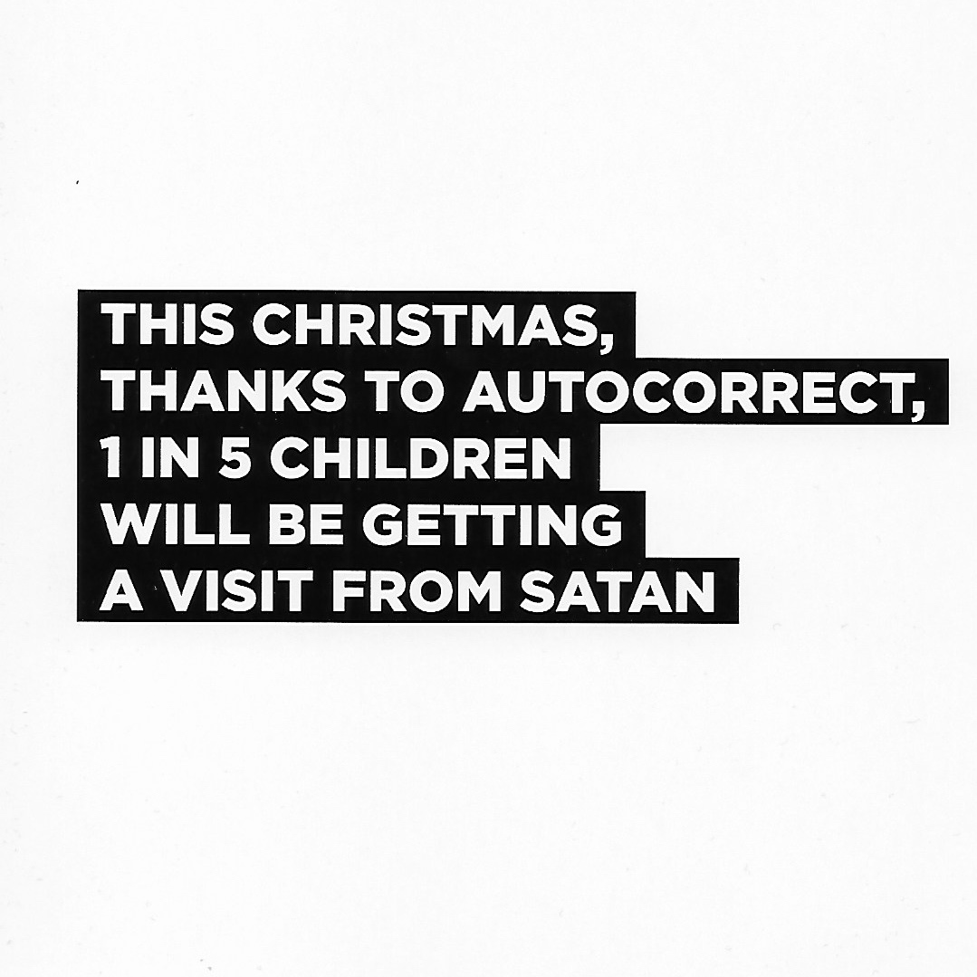 CABIN BRAND - 666 CHRISTMAS CARD