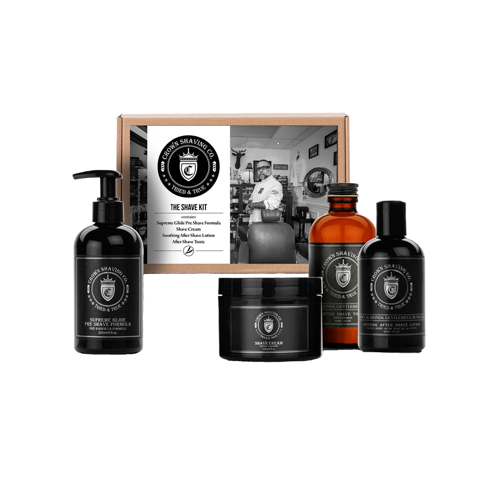 CROWN SHAVING CO. - SHAVE KIT – CABIN