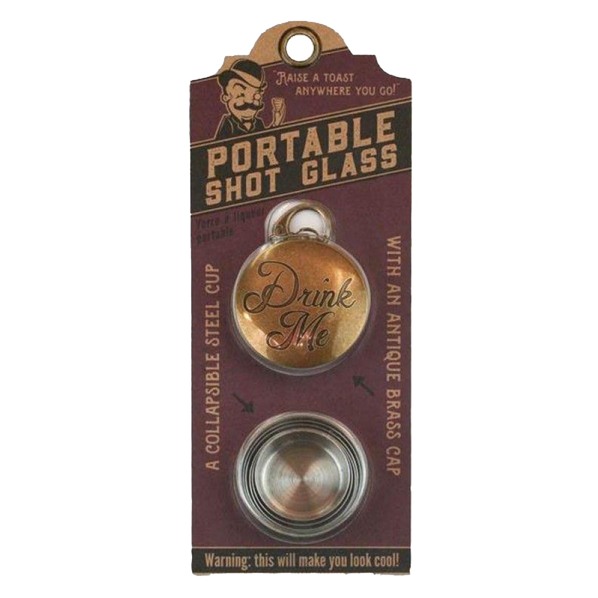 TRIXIE AND MILO - PORTABLE SHOT GLASS (DRINK ME) – CABIN